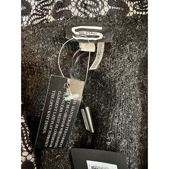 Sioni | Sweaters | New Sioni Womens Large Cardigan Sweater Jacket Black ...